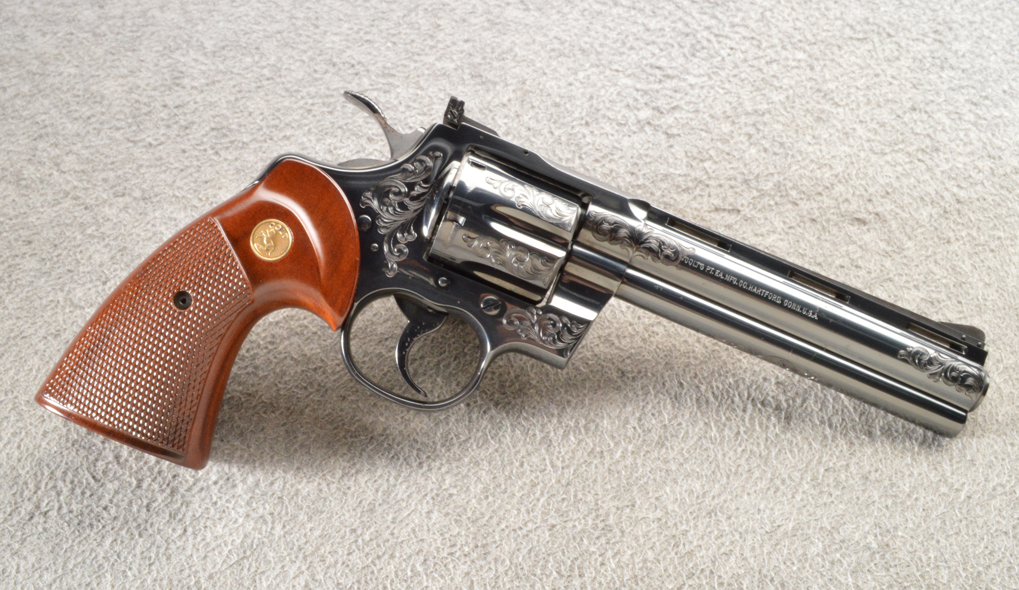 Colt ~ Python ~ Engraved ~ .357 Magnum ~ 1977 Production. | Bass Pro Shops